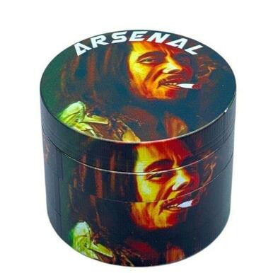 Bob Marley 55mm 4-Piece Grinder – Blue Eyes Inc.